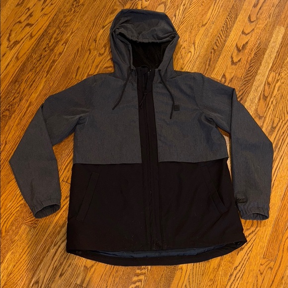 Rip Curl | Jackets & Coats | Mens Black And Gray Rip Curl Hooded Jacket ...